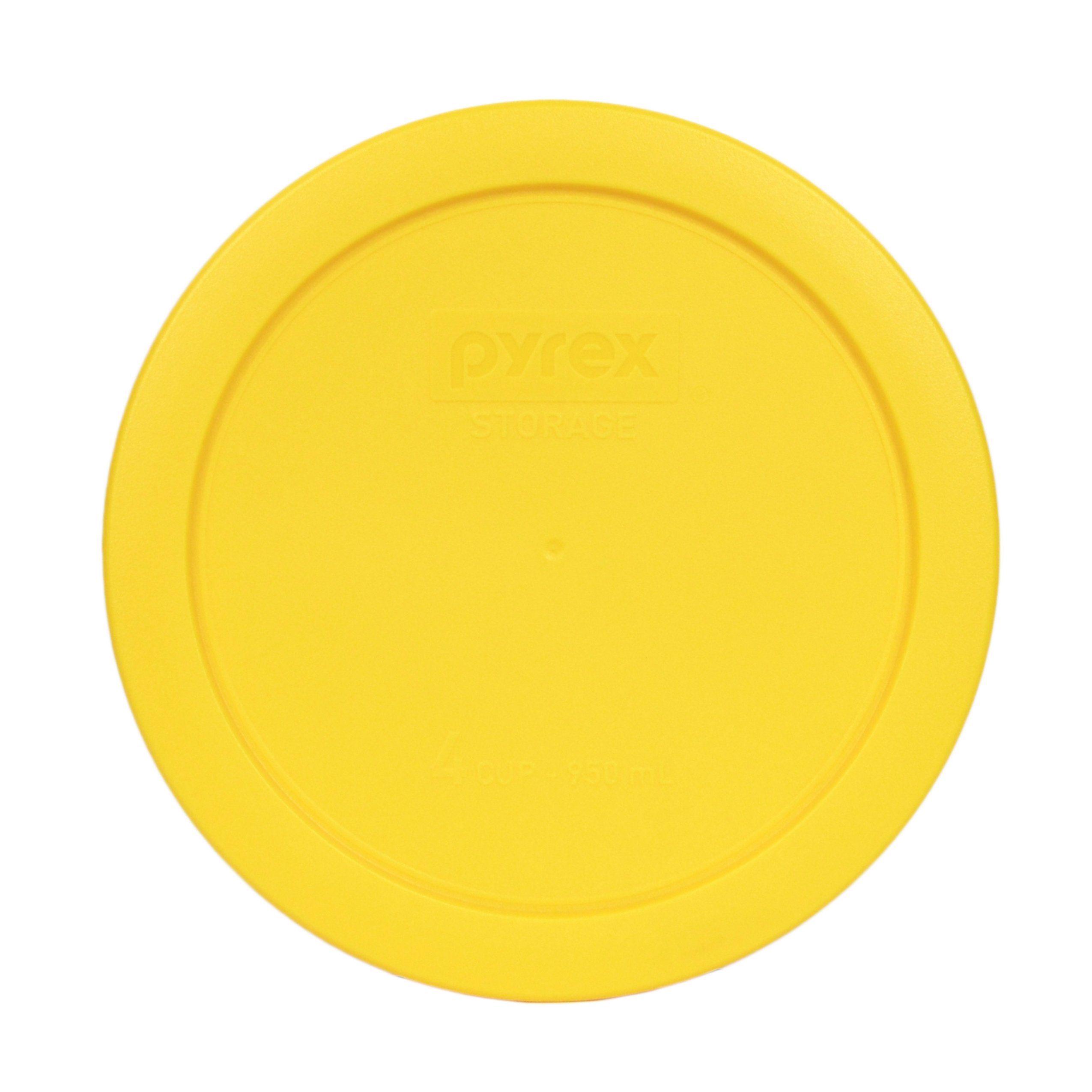 Pyrex (1 7201 4 Cup Glass Bowl and (1) 7201-PC Meyer Lemon Yellow Lid Made in the USA