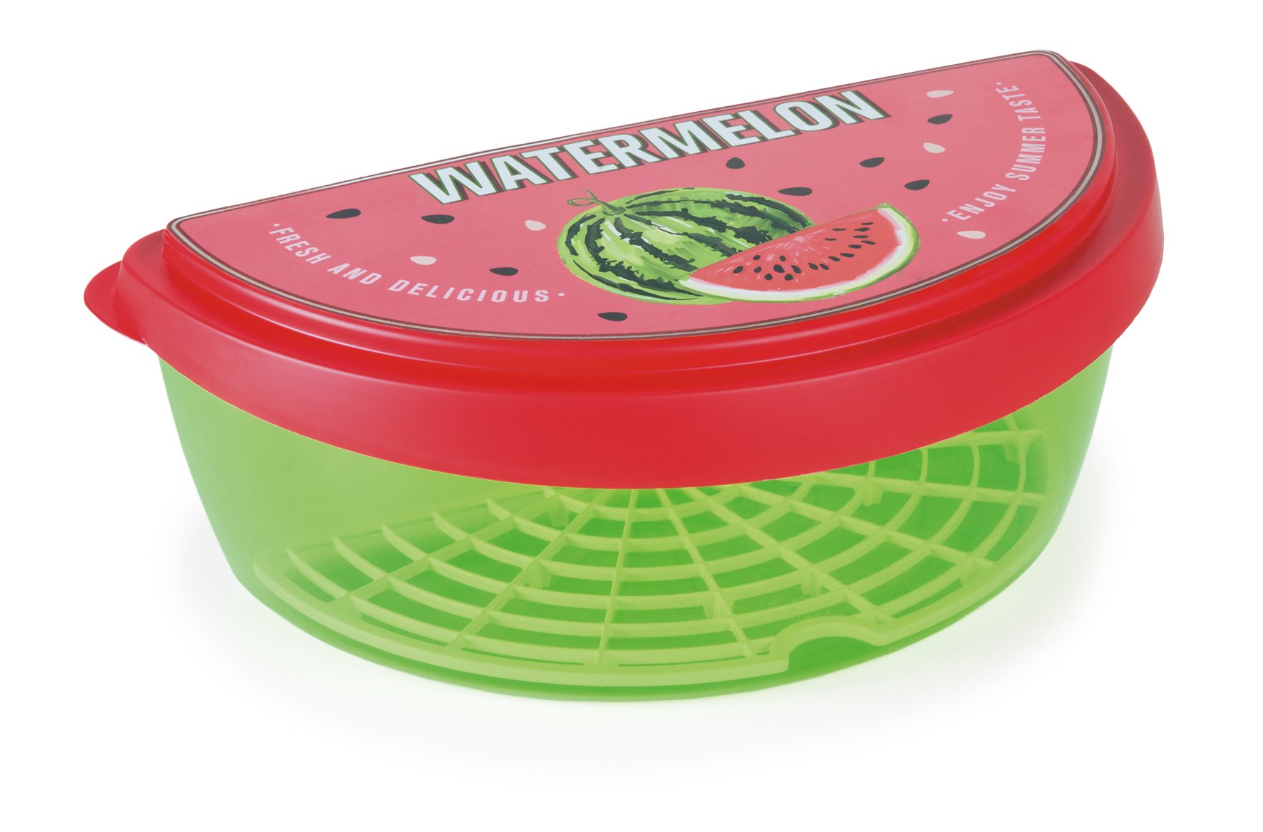 Snips Watermelon Saver 3L, 9.25" x4.33", Red/Green