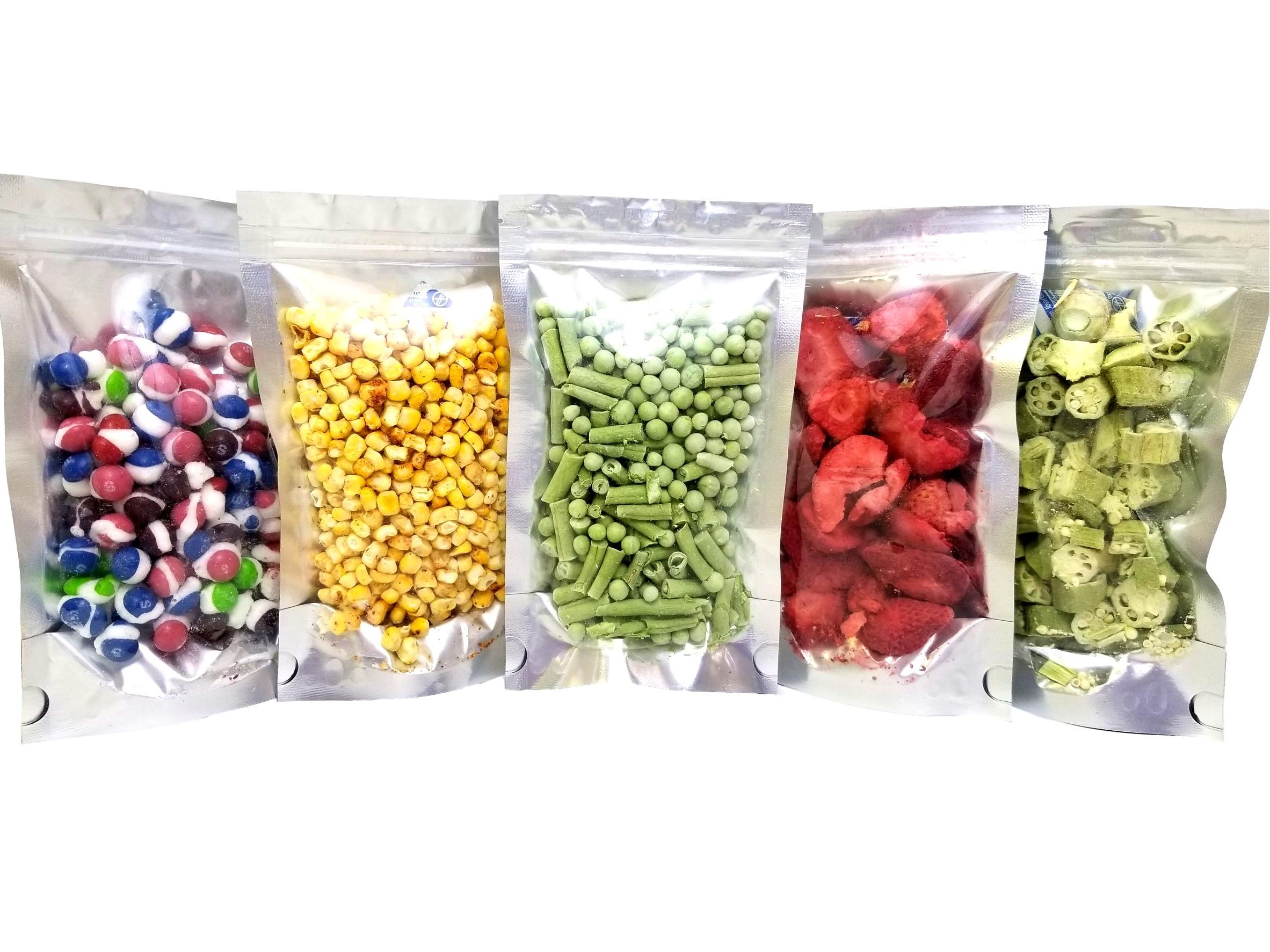 Clear Front Resealable Mylar Bags - 5 Mil - 5" x 8" x 3" Gusset Zip Seal Stand Up Odor Proof Pouch for Dried Flowers Herbs Food Coffee Tea Snacks Storage Container (100) (5x8, 5x8x3)
