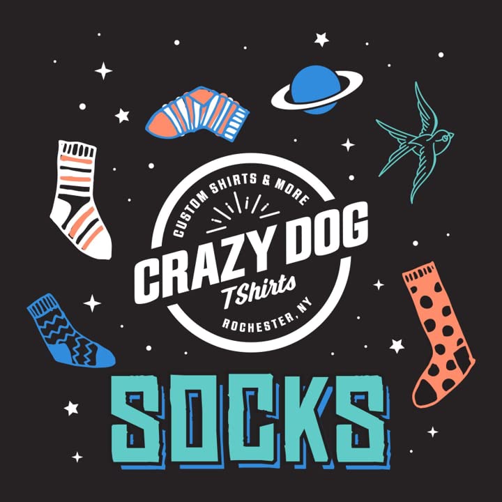 Crazy Dog T-Shirts Men's Daddy Shark Socks Cute Funny Family Cool Best Dad Vacation Footwear