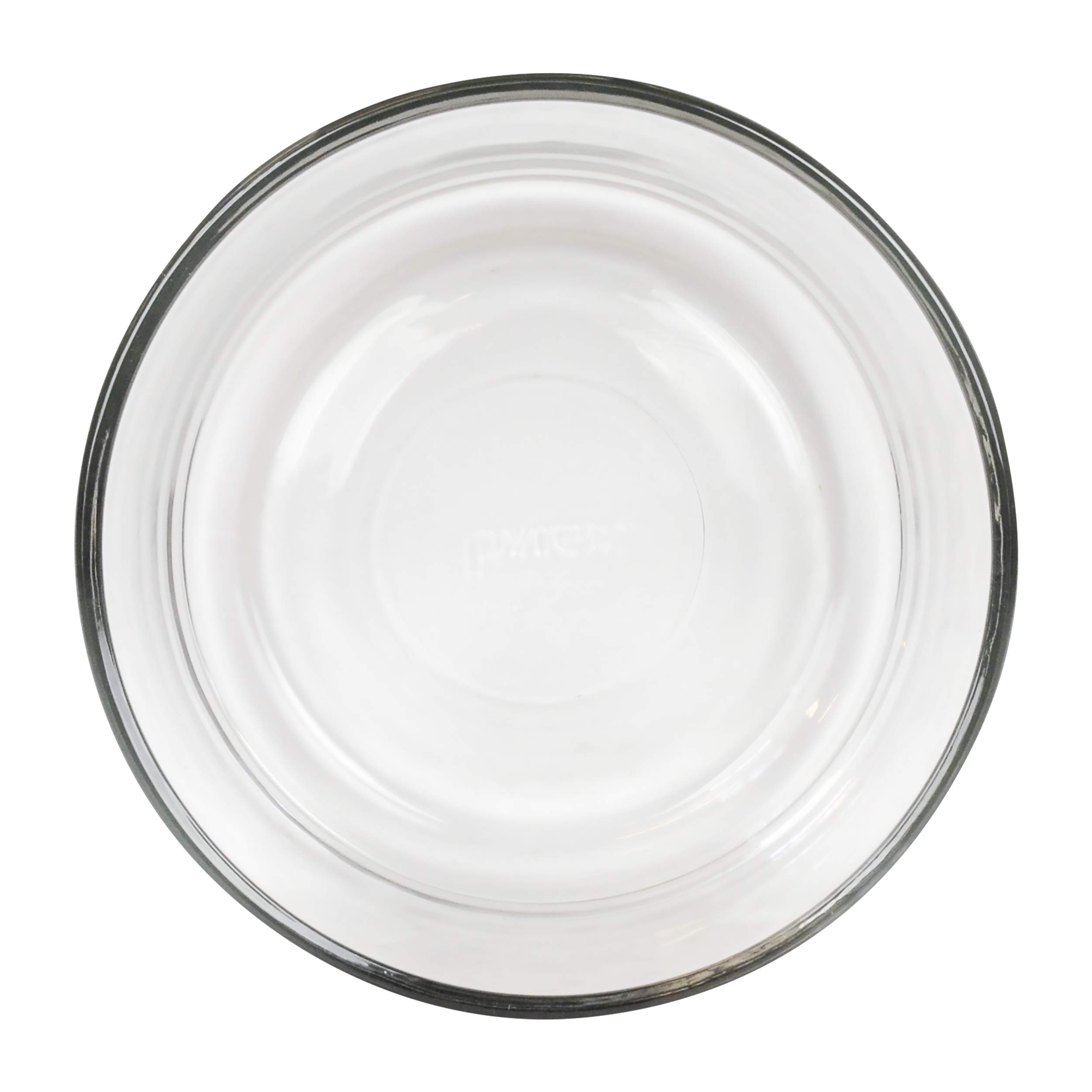 Pyrex (2 7201 4 Cup Glass Bowls & (2) 7201-PC Jet Gray Lids Made in the USA
