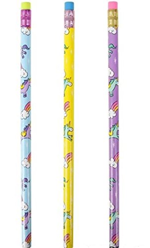 24 Unicorn Pencils- Great For Classrooms, School Supplies, And Party Favors