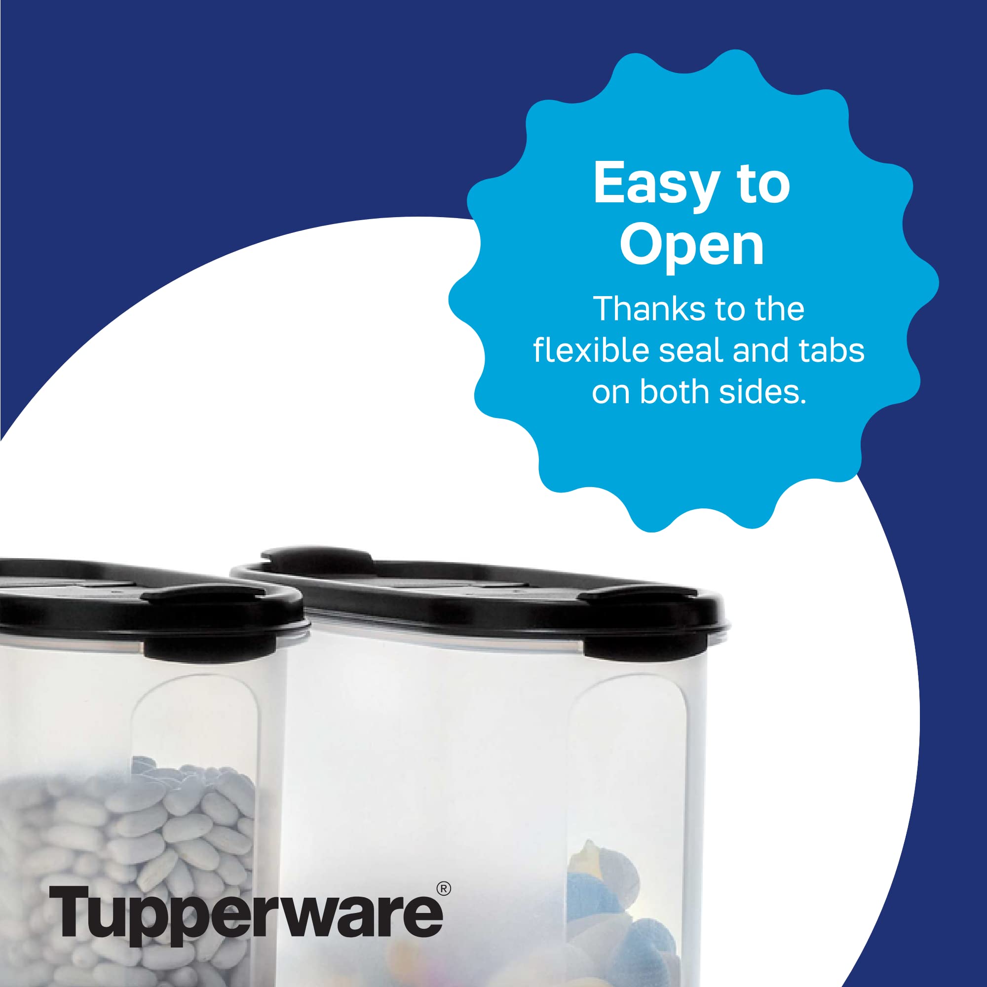 Tupperware Brand Modular Mates 36-Piece Get-It-All Set (18 Containers + 18 Lids) - Airtight Dry Food Storage for Pantry - Dishwasher Safe & BPA Free