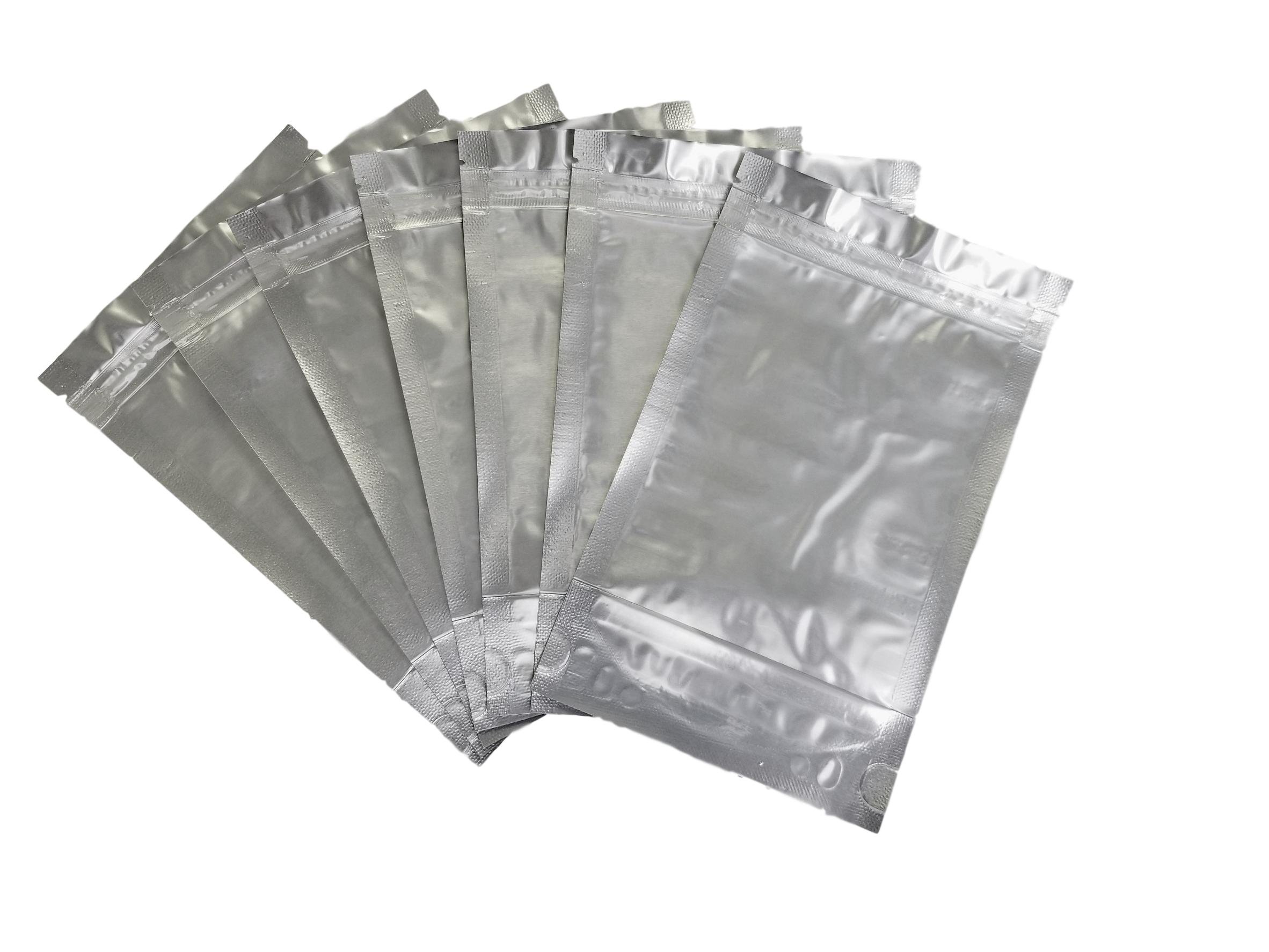 Clear Front Resealable Mylar Bags - 5 Mil - 6" x 9" x 3" Gusset Zip Seal Stand Up Pouch for Freeze Dried Fruits Food Grains Coffee Candy Tea Snacks Storage Container (100)