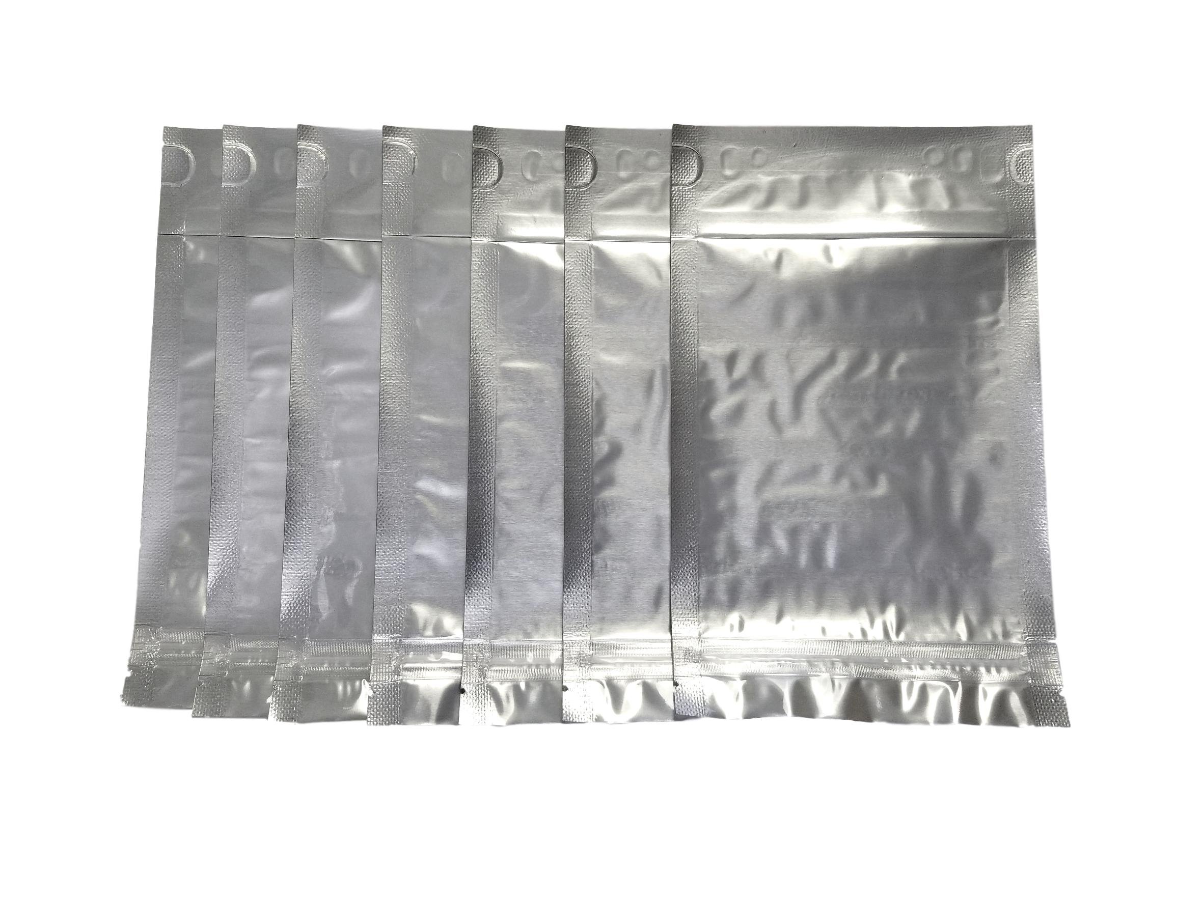Clear Front Resealable Mylar Bags - 5 Mil - 6" x 9" x 3" Gusset Zip Seal Stand Up Pouch for Freeze Dried Fruits Food Grains Coffee Candy Tea Snacks Storage Container (100)