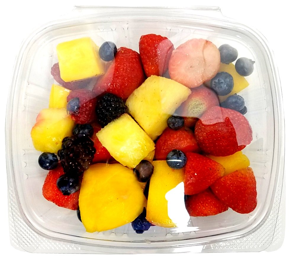 Koda Cup 24 oz. (3/4 Size Quart) RPET Clear Plastic Hinged Lid Deli Meal Prep Fruit Salad Display Food Storage Containers 100% BPA Free (Pack of 200)