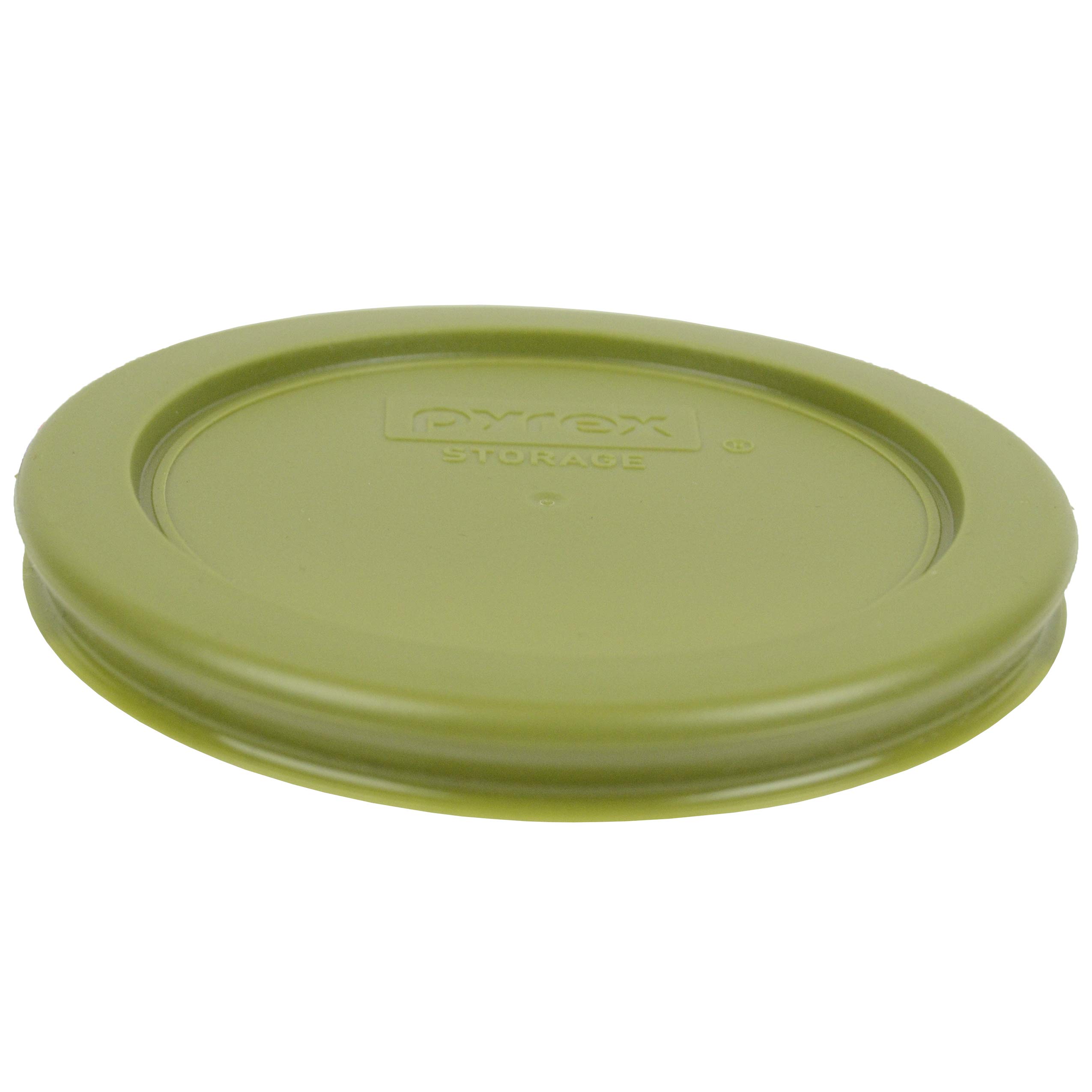 Pyrex (6 7202 Glass Bowls & (6) 7202-PC Olive Green Lids Made in the USA