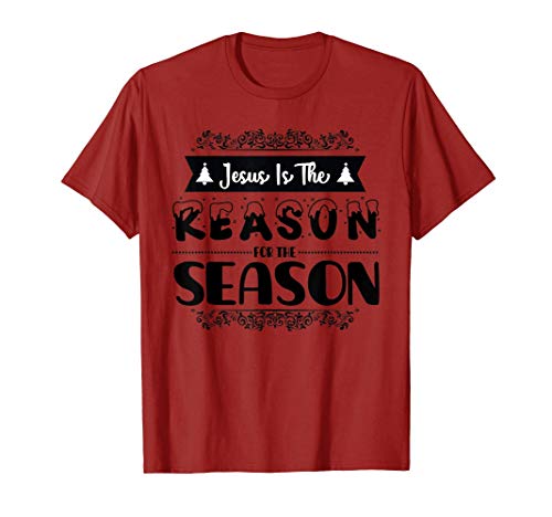 Jesus The Reason Christian Christmas Stocking Stuffer Gifts T-Shirt