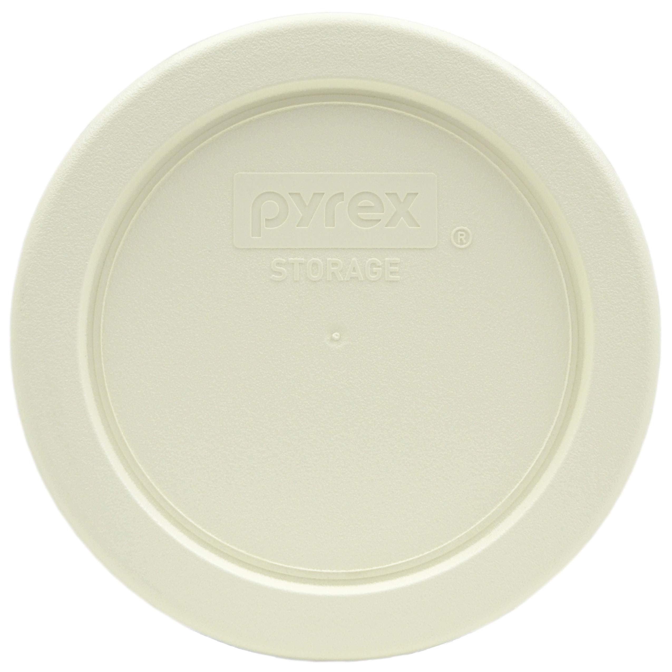 Pyrex (2 7202 Glass Bowls & (2) 7202-PC Sour Cream Lids Made in the USA