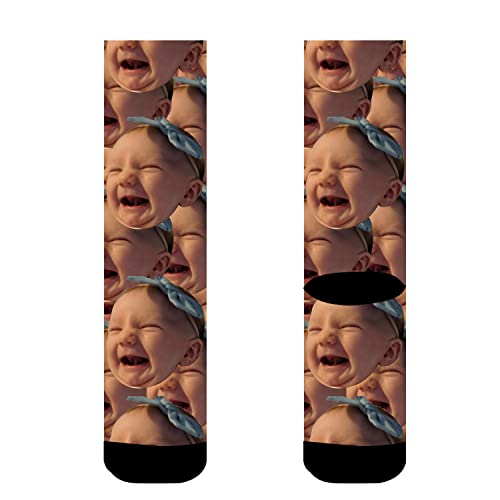 Kervaky Custom Socks with Face Dog Socks, Your Photo on Personalized Socks with Picture for Men Women