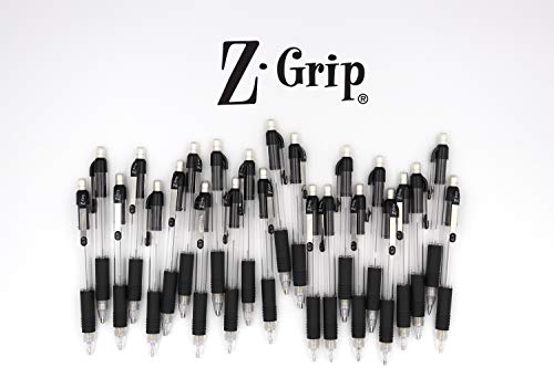 Zebra Pen Z-Grip Mechanical Pencil, 0.5mm Point Size, HB #2 Graphite, Black Grip, 12 Pack (52310)