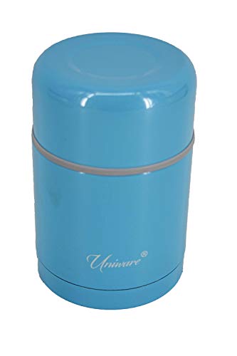 2466BL Uniware Double Wall Vacuum Sealed Container (600 mL) (Blue)
