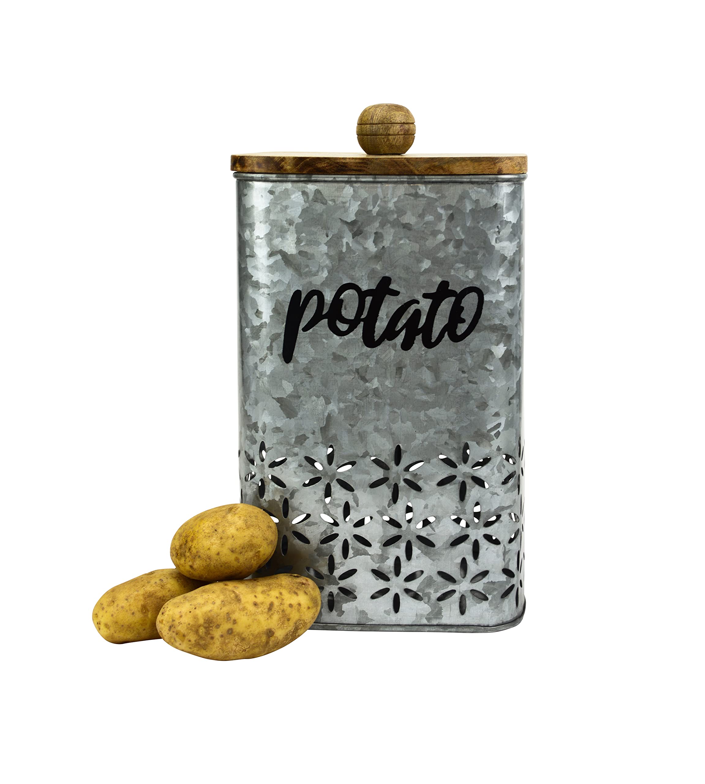 Boston Warehouse Root Vegetable Storage Set for Potatoes, Onions, and Garlic