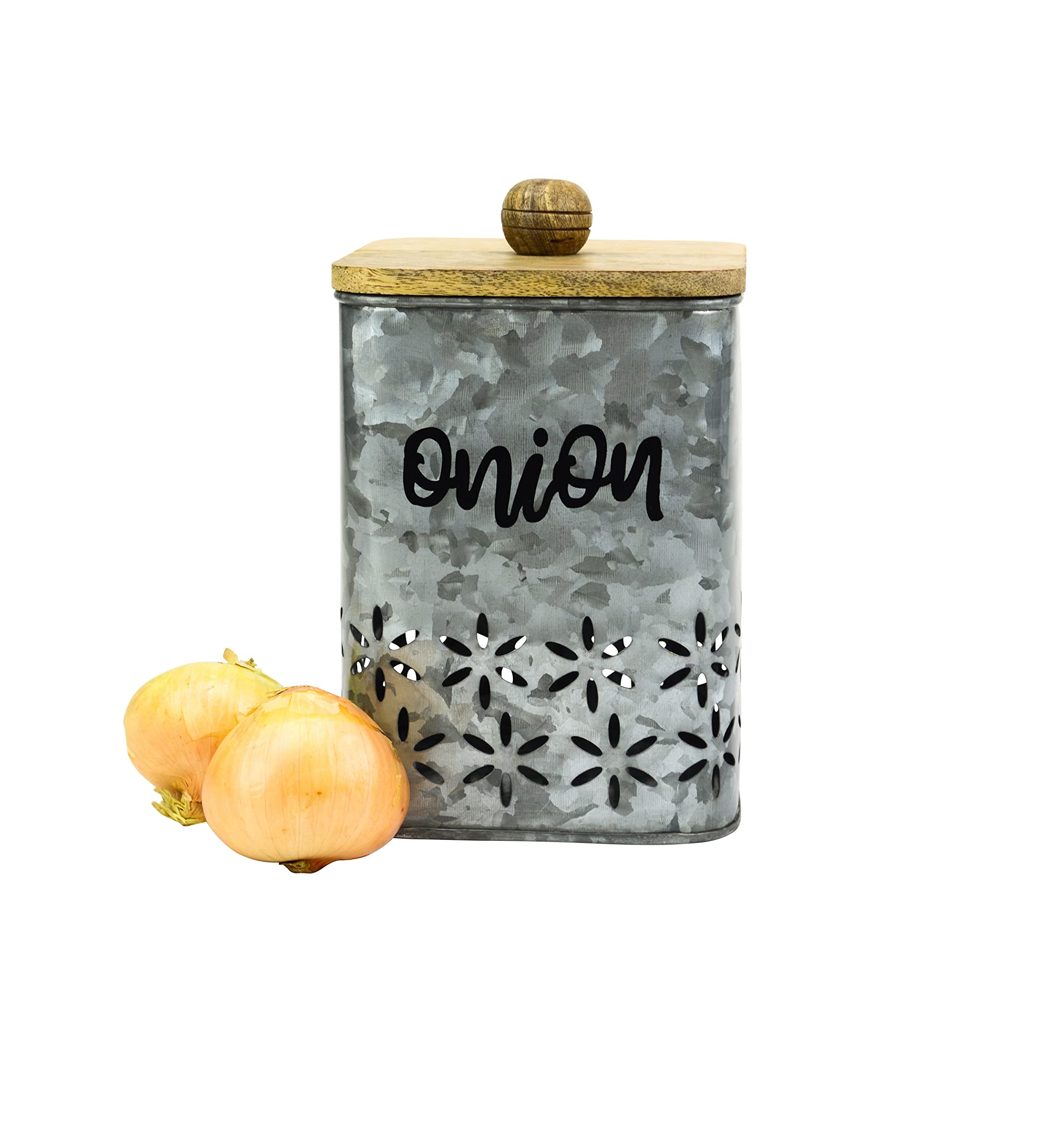Boston Warehouse Root Vegetable Storage Set for Potatoes, Onions, and Garlic