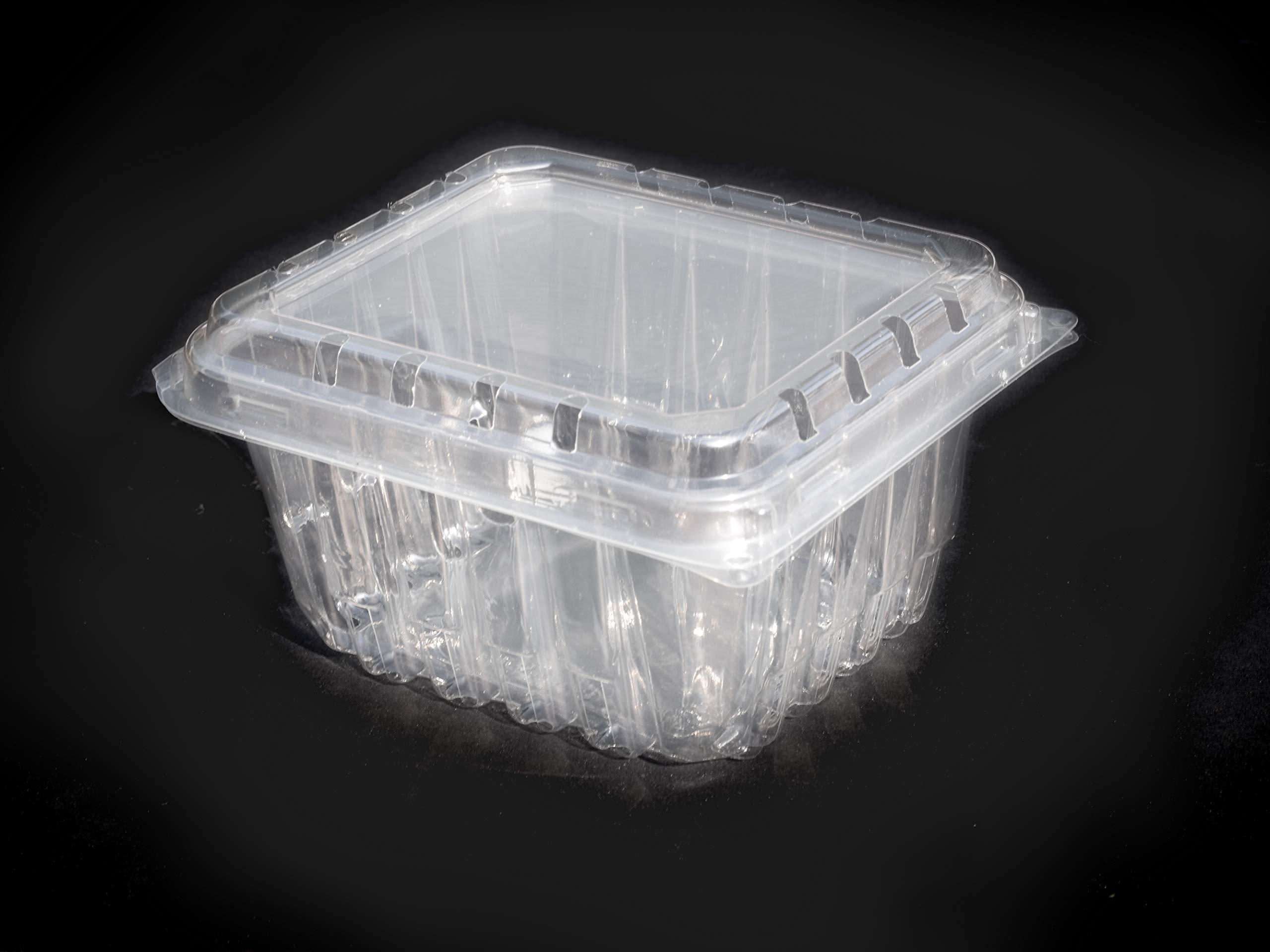 35 PACK - Plastic Berry Basket/Produce Containers - Pint Size for Blueberries, Raspberries, Strawberries