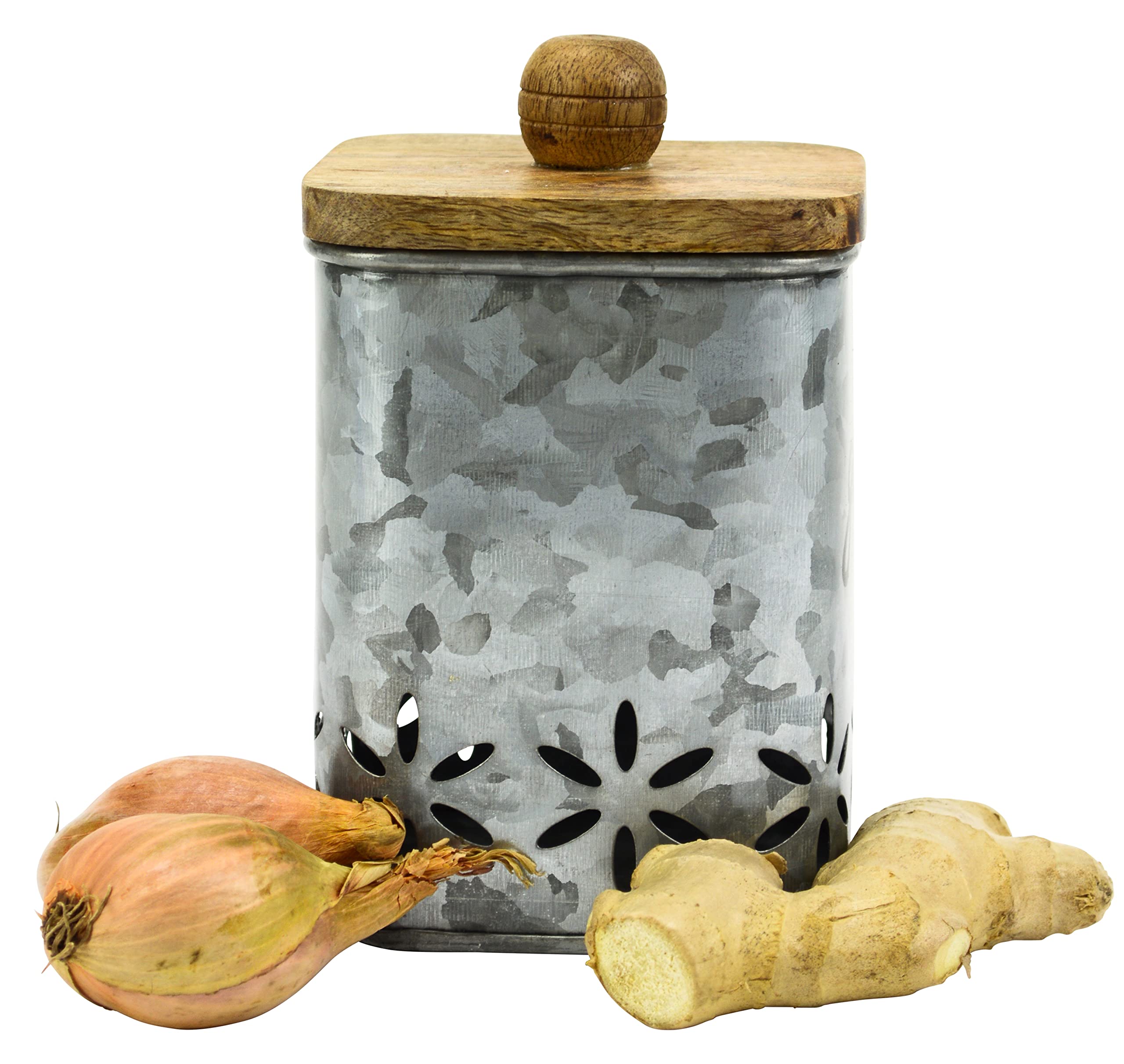 Boston Warehouse Root Vegetable Storage Set for Potatoes, Onions, and Garlic