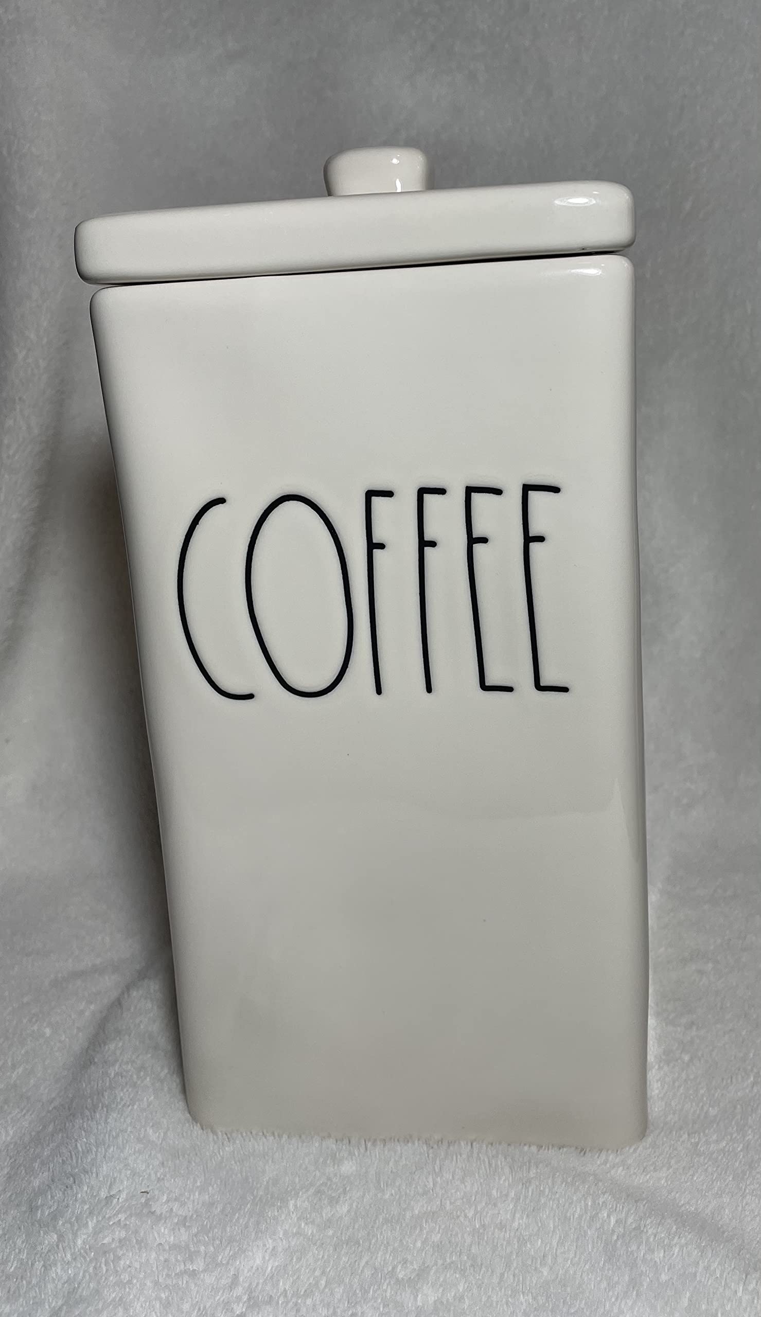 Rae Dunn Large Square Coffee Canister - Ceramic - 9β x 5β
