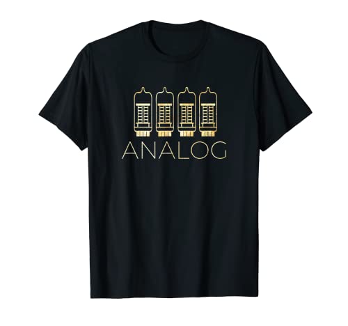 Retro Style Audiophile, Analog Tube Amp Music Gifts T-Shirt