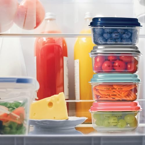 Fit & Fresh Stak Pak Set, 6 Piece, Plastic, New Multicolored