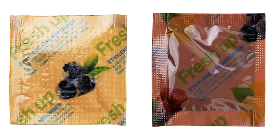2 Gram (30 Pack) Produce Saver Ethylene Gas Absorber – Produce Freshness Packets Produce Saver to Extend Freshness of Vegetables, Flowers, Fruits, Banana, kiwi, apple, tomato, avocado