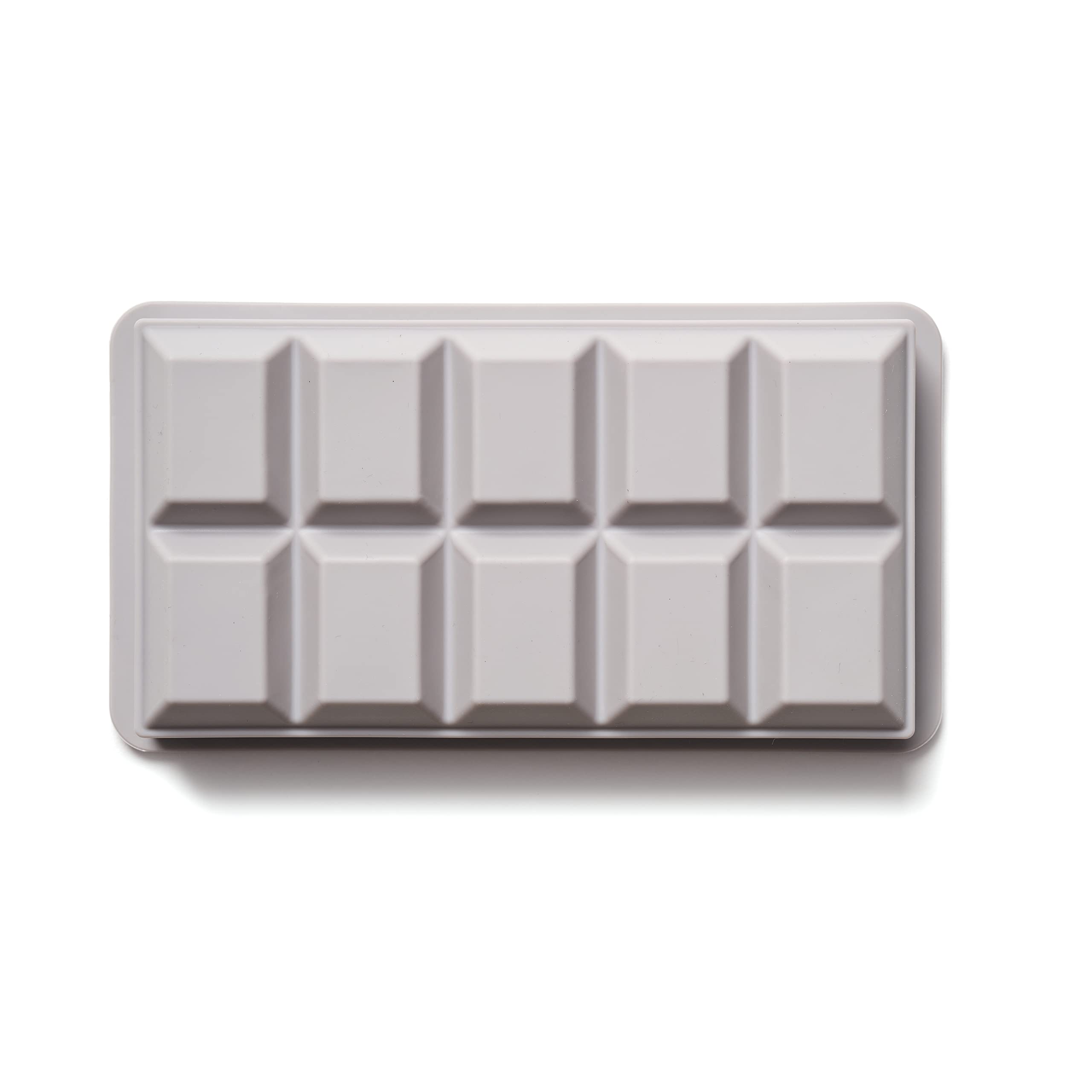 LĒVO Herb Block Tray - Silicone Freezer Tray with Lid - Herb Saver for Homemade Infusions - Silicone Freezer Mold for LĒVO Infusions - Food Grade Silicone, BPA Free - Grey