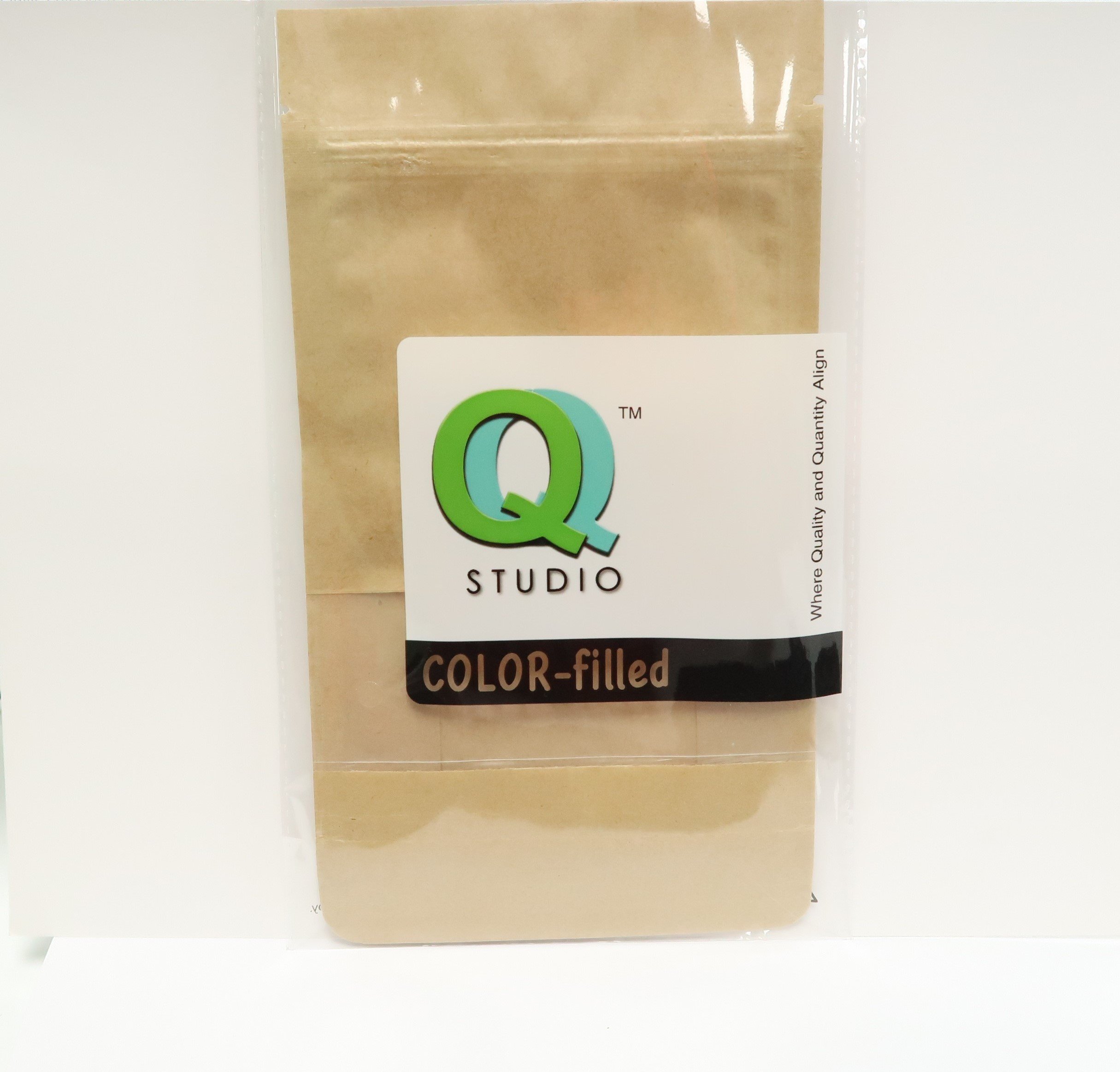 100PCS Brown Kraft Stand-Up Side Gusset Zip Top Lock Bags w/Window 12x22+6cm (4.7x8.6+2.3")