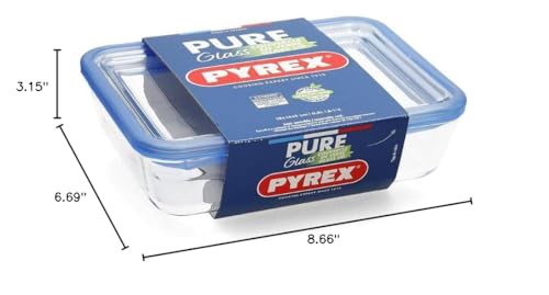 Pyrex Pure Glass Food Storage Container 1.6Ltr