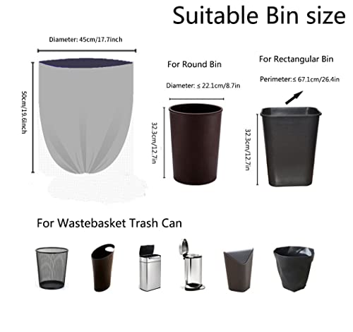 Small Trash Bags 2.6 Gallon Ultra Thickness Bathroom Garbage Bags 100 Counts Biodegradable Mini Wastebasket Trash Can Liners for Kitchen Office Bedroom Trash Can 10 Liters