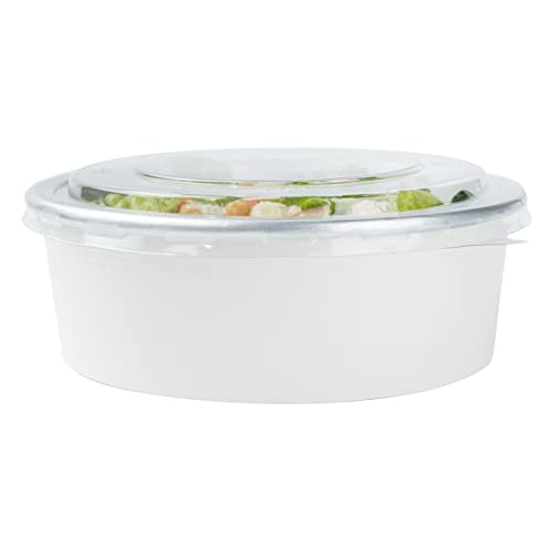 Restaurantware LIDS ONLY: Foil Lux Lids For 45 OZ Take Out Containers 200 Lift Tab Lids For Food Containers - Disposable Clear Plastic Food Container Lids Containers Sold Separately