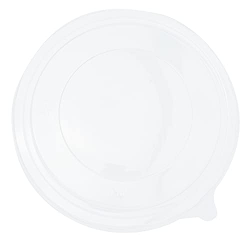 Restaurantware LIDS ONLY: Foil Lux Lids For 45 OZ Take Out Containers 200 Lift Tab Lids For Food Containers - Disposable Clear Plastic Food Container Lids Containers Sold Separately
