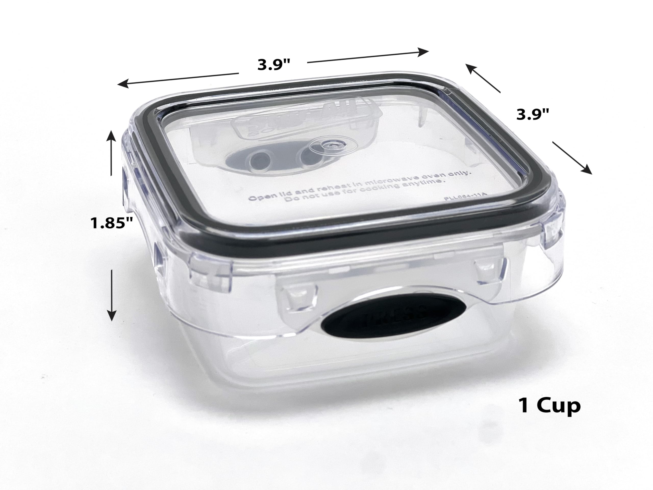 Stor-All Solutions Food Storage Containers with Lids Airtight, Plastic Meal Prep Container for Pantry & Kitchen Organization, BPA-Free, Leak-Proof, Microwave and Dishwasher Safe (12)