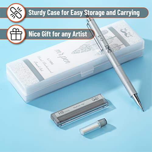 Mr. Pen- Mechanical Pencil, Metal, 0.7mm, Drafting Pencil, Metal Mechanical Pencils, 0.7 Mechanical Pencils, Metal Pencil, Drawing Pencil, Mechanical Pencil Pack
