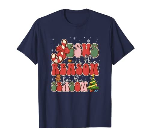 Christian Jesus The Reason Christmas Stocking Stuffer Gifts T-Shirt