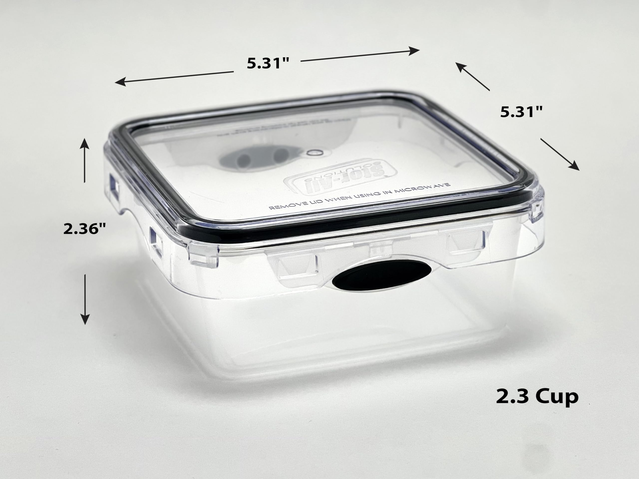 Stor-All Solutions Food Storage Containers with Lids Airtight, Plastic Meal Prep Container for Pantry & Kitchen Organization, BPA-Free, Leak-Proof, Microwave and Dishwasher Safe (12)