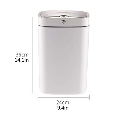 CXDTBH 18L Automatic Touchless Intelligent Induction Motion Sensor Kitchen Trash Can Wide Opening Sensor Waste