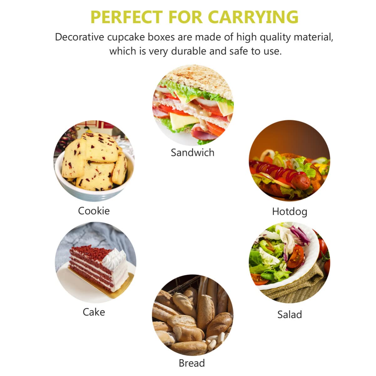DOITOOL 100Pcs Sandwich Containers Plastic Sandwich Box Plastic Sandwich Triangle Bag