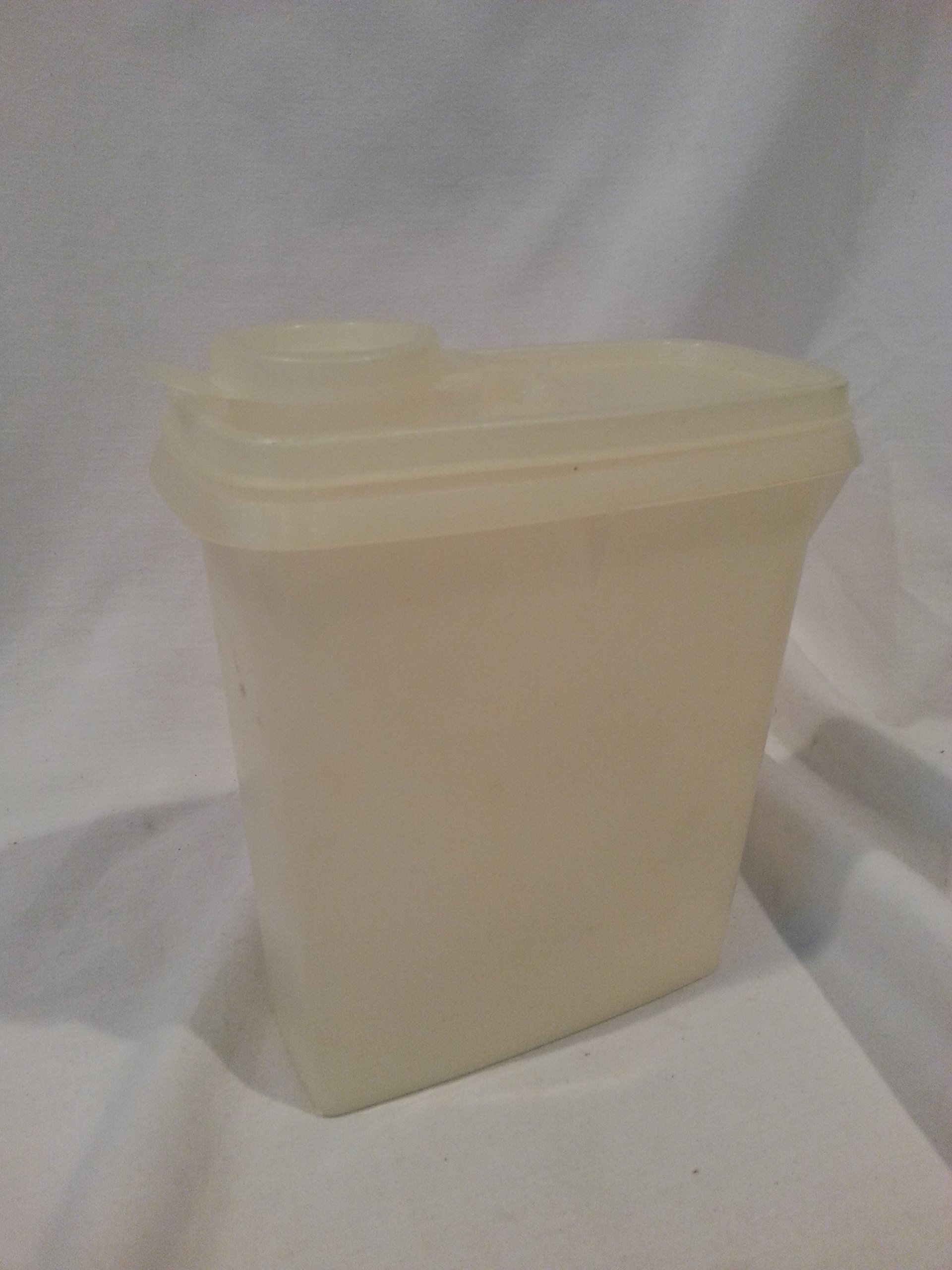 Tupperware Vintage Cereal Keeper, Store N Pour, Jr 499, Lid #509, 510, Small Pitcher, Sheer Dry Food Keeper