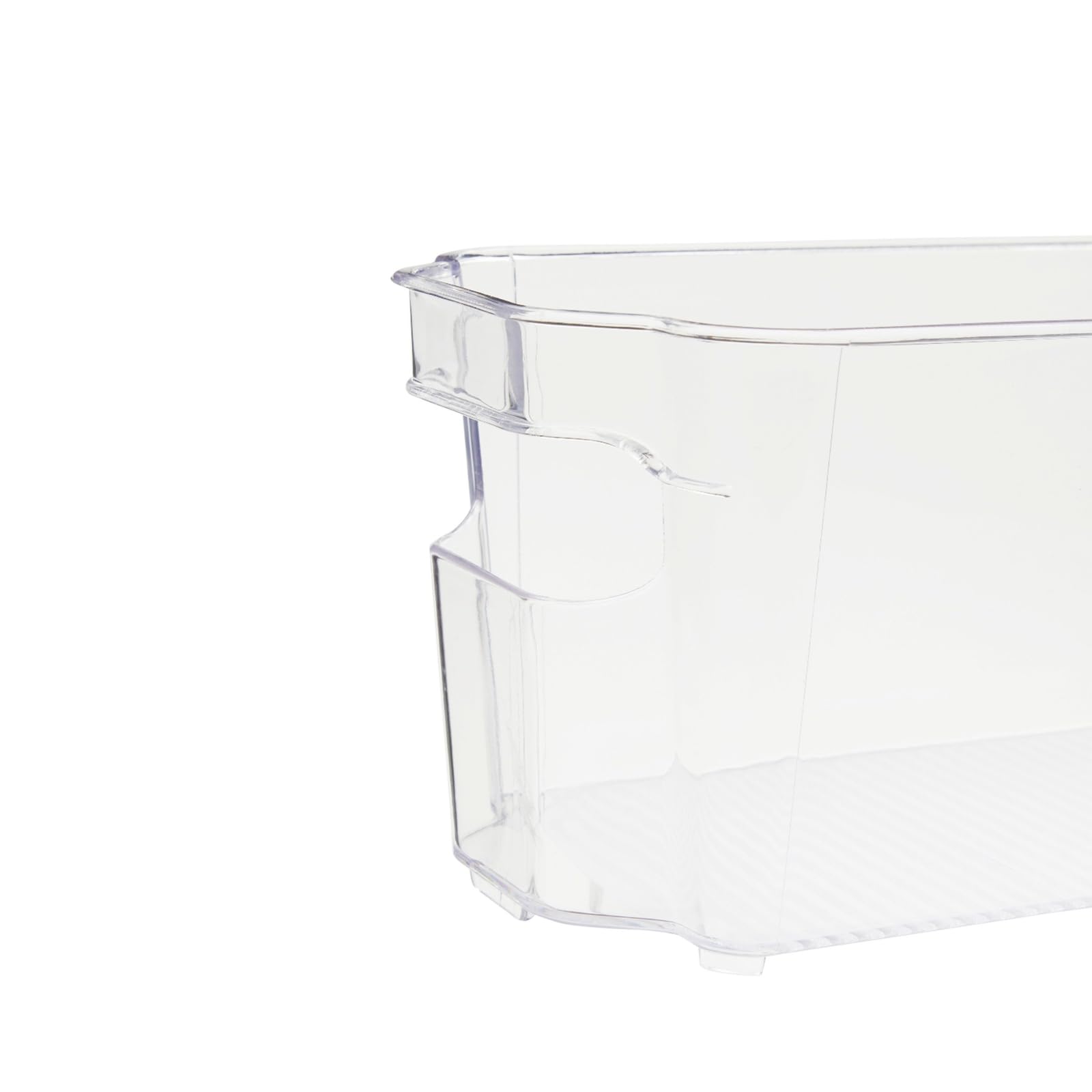 Okuna Outpost Clear Plastic Freezer Organizers, Breastmilk Storage Containers (14.5 x 4 x 3.75 In, 2 Pack)