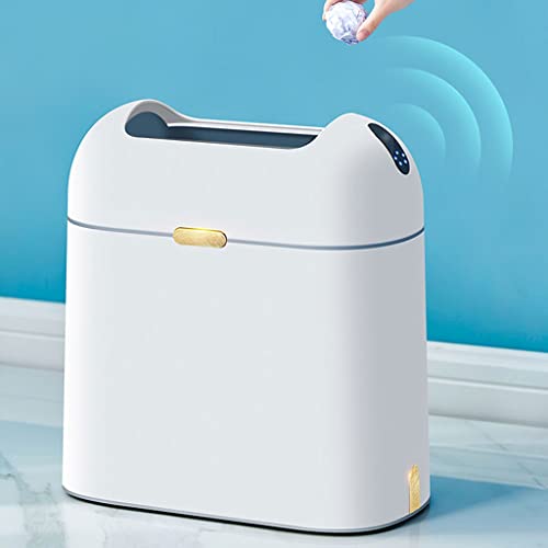DOUBAO Automatic Garbage Bin 9L Bathroom Toilet Garbage Bin with Lid Smart Sensor Kitchen Rubbish Smart Trash Can