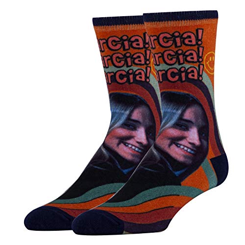 Oooh Yeah! Men's Cotton Crew Sock (Marcia, Marcia!)