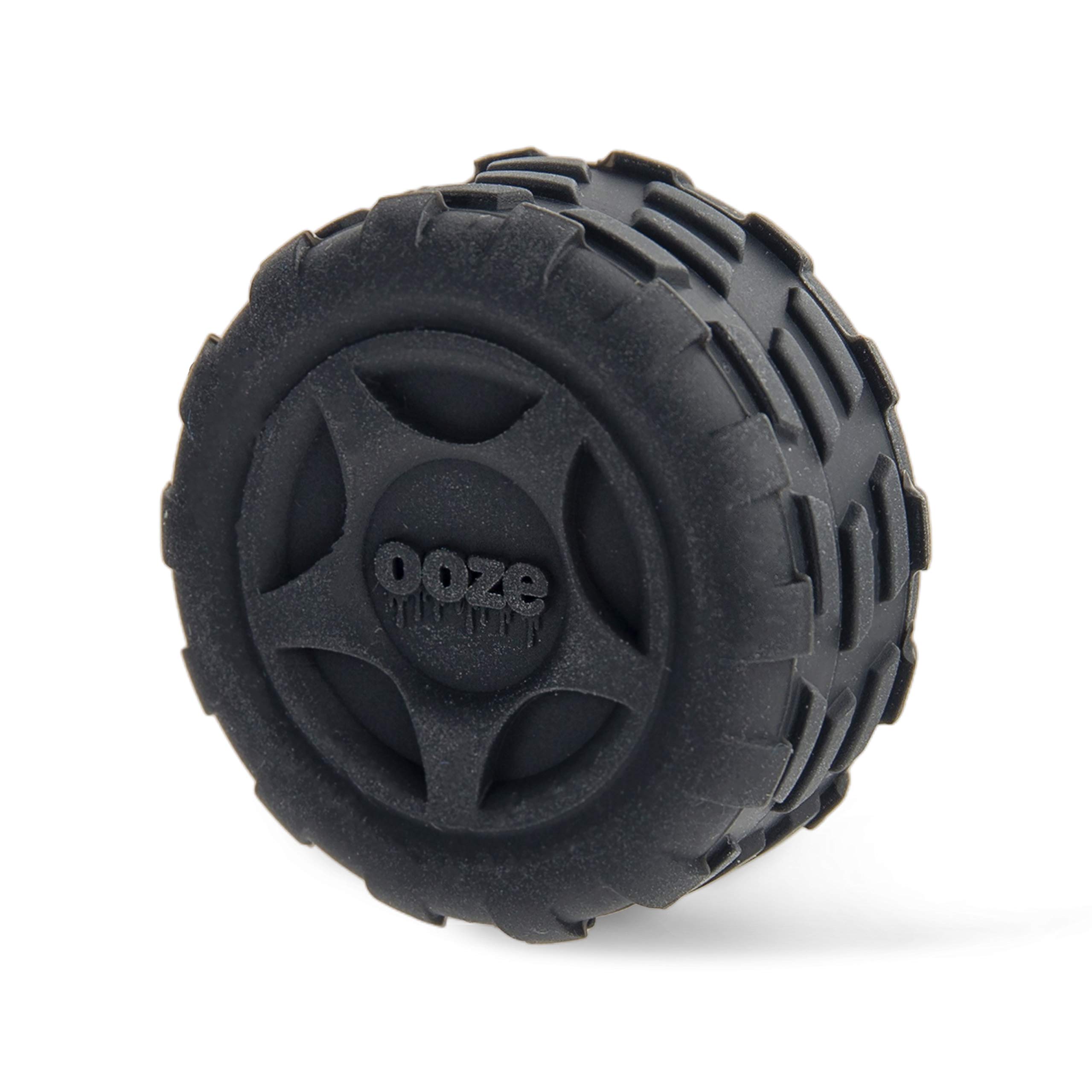 Ooze Silicone Round Non-Stick Jar - 8ml, Black, Single Pack - Dishwasher & Microwave Safe, Airtight, Non-Stick, Concentrates, Dabbing
