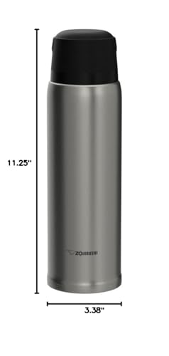 Zojirushi SJ-JS10XA Stainless Steel Bottle Mug, Silver