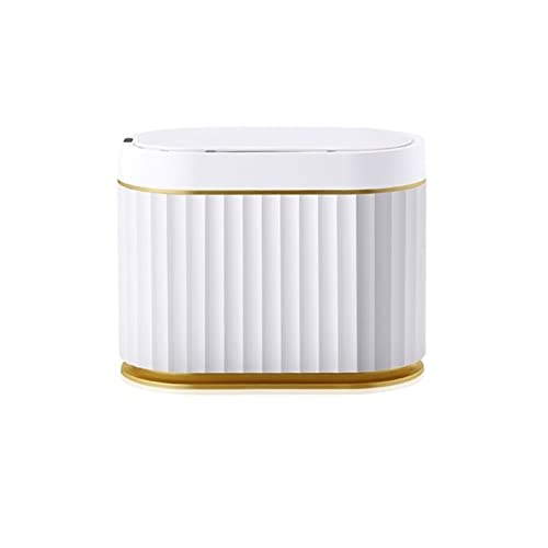Trash Can Smart Sensor Trash Can Desk Small Lovely Mini Light Luxury Wind Mini Basket Bucket Small Garbage Can,4L Trash Can Wastebasket