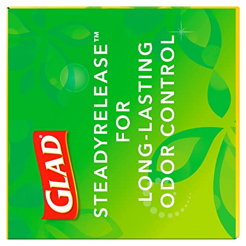 GLAD ForceFlex Tall Drawstring Trash Bags, 13 Gallon White Trash Bags for Tall Kitchen Trash Can, Gain Original Scent to Eliminate Odors, 40 Count