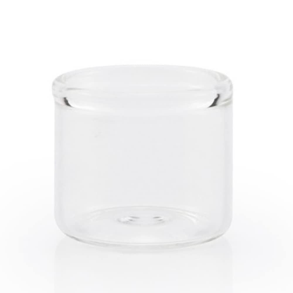 BananaOG Concentrate Dab Containers Glass Jar with Silicone Lid, 6ml Round, 100 pack, Green