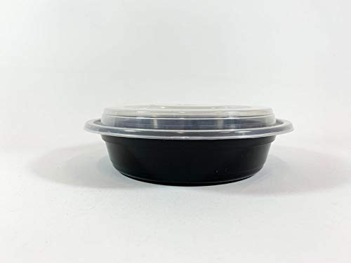 DHG PROFESSIONAL 50 Sets 24oz Meal Prep Containers with Lids, Microwavable Plastic BPA free