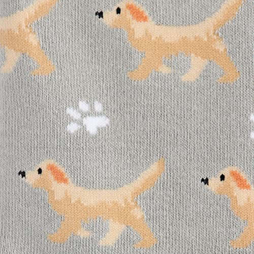 Knapfold Men's Golden Retriever Socks Funny, Dog Lovers Gifts, Novelty Casual Crew Socks