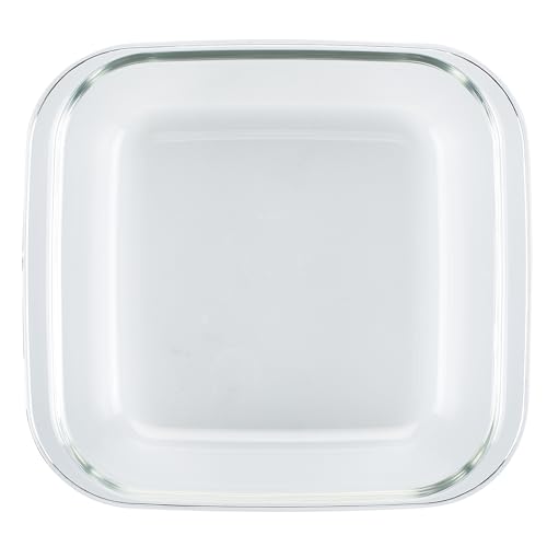 LocknLock Purely Better Glass Square Baker/Food Storage Container with Lid, 8 Inch x 8 Inch, Clear