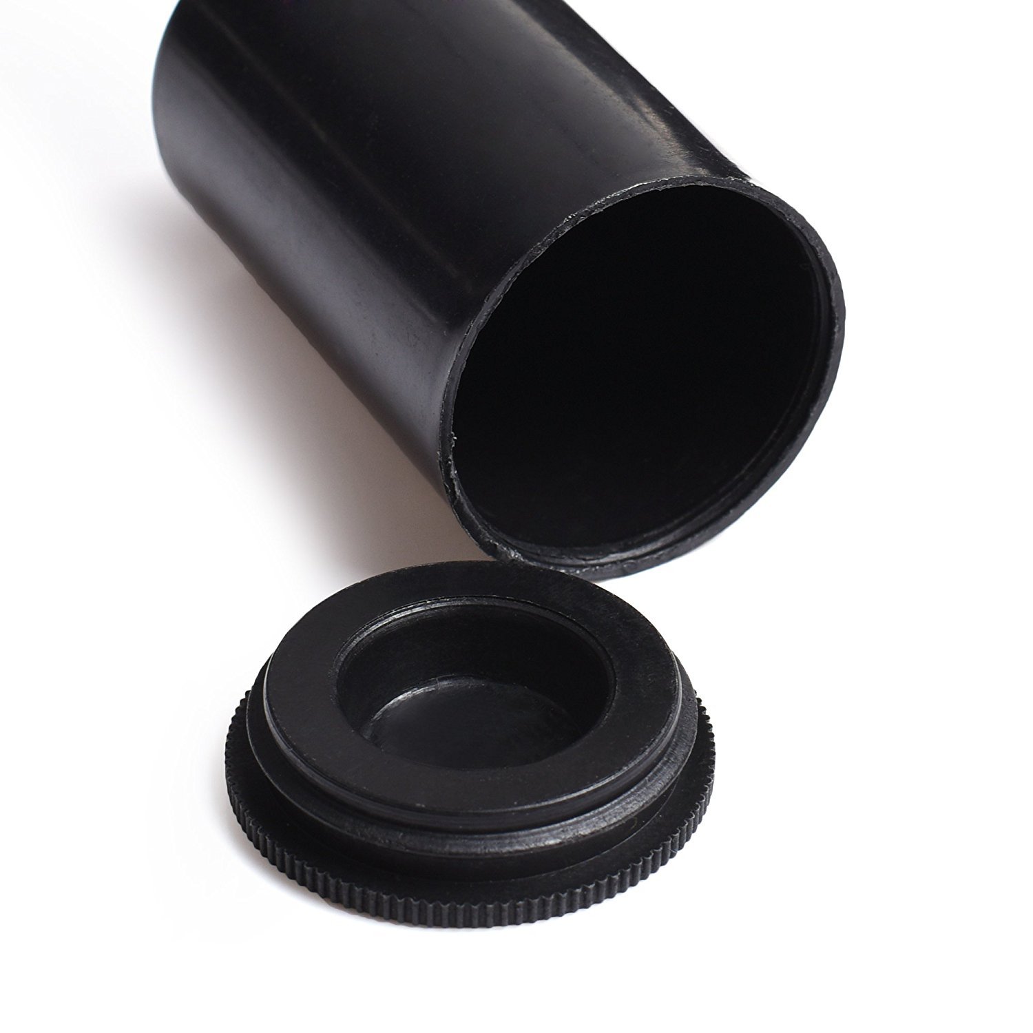 CTKcom 35MM Film Canisters(24 Pack)- Tight Sealing Lids on All Canisters for Travel or Small Storage and Geocaching,24 Pack(Black)