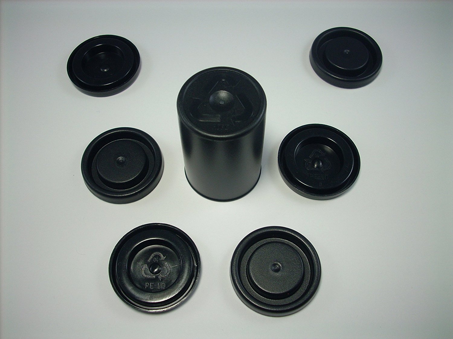 CTKcom 35MM Film Canisters(24 Pack)- Tight Sealing Lids on All Canisters for Travel or Small Storage and Geocaching,24 Pack(Black)